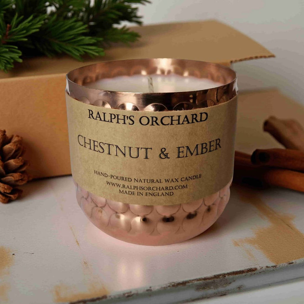 Chestnut & Ember Soy Candle | Roasted Chestnut and Oak Scent – The ...
