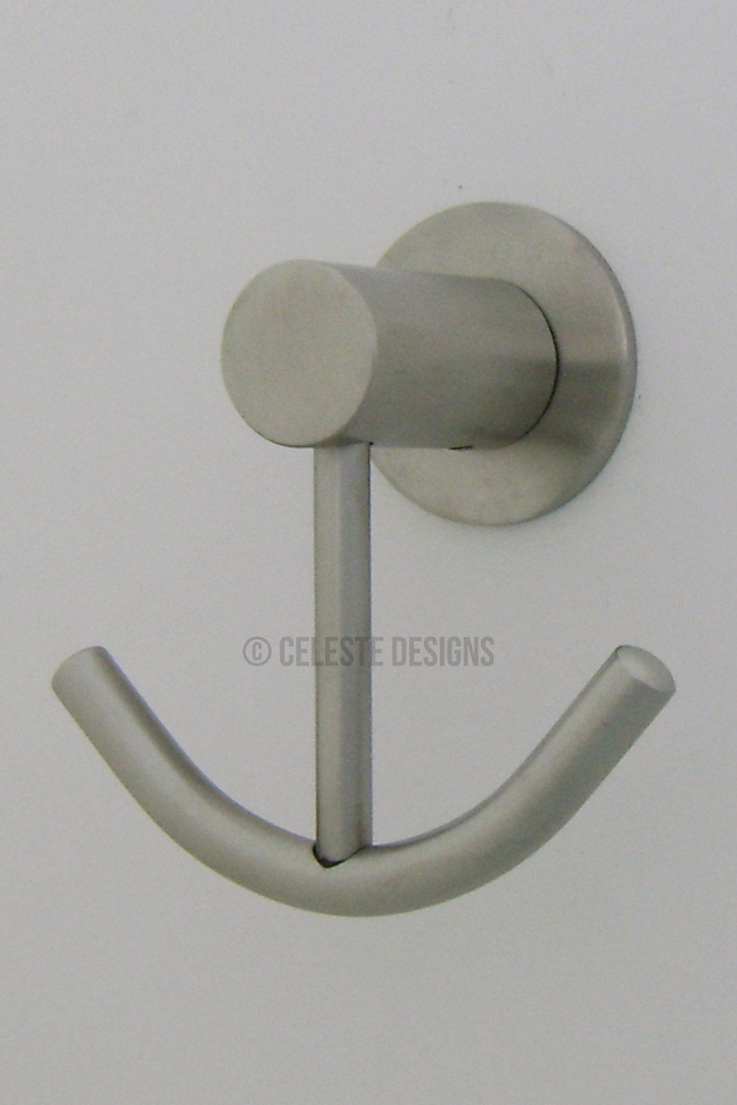 Sigma Double Robe Hook Brushed Nickel – The Accessory Circle by X Terrace