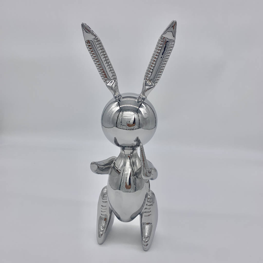 Silver Large Rabbit Sculpture | The Accessory Circle – The Accessory ...