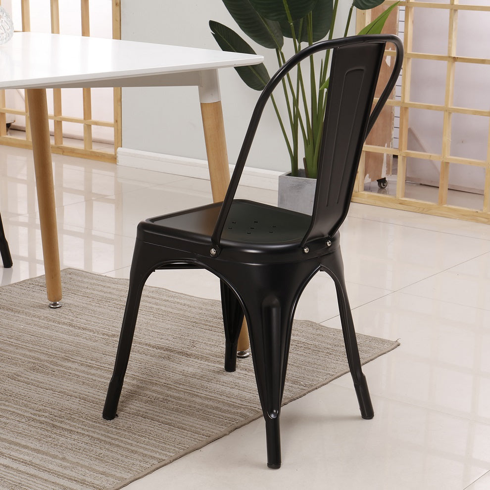 Pack Of Industrial Long Metal Chairs – The Accessory Circle by X Terrace